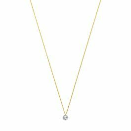 collier lab grown diamant 40 - 42 - 44 cm 0.25ct g si